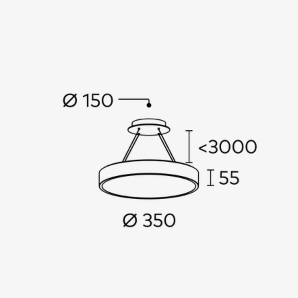Akira Suspended Ceiling Light - Urban Lighting