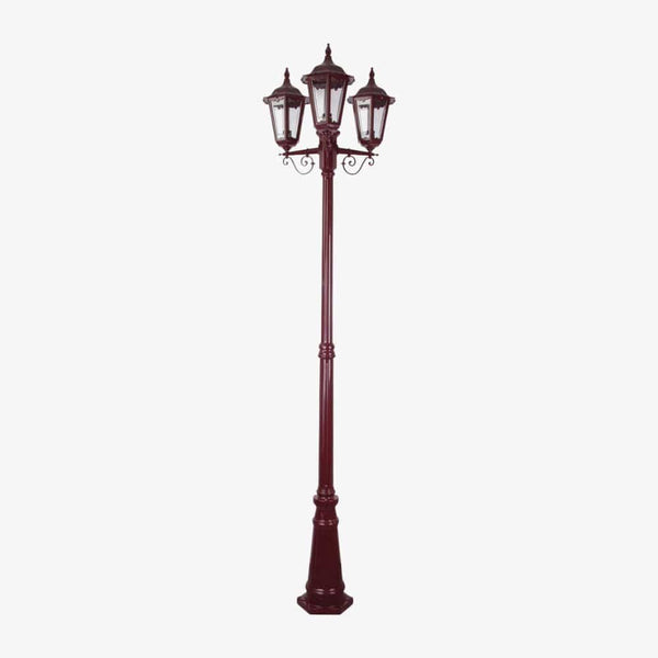 Chester Three Head Tall Post Light - Urban Lighting