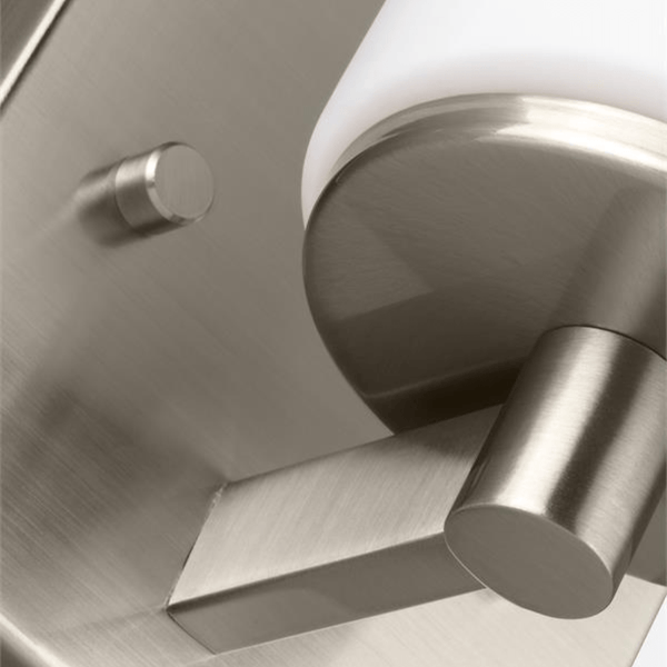 Hettinger Single Vanity Light - Brushed Nickel - Urban Lighting