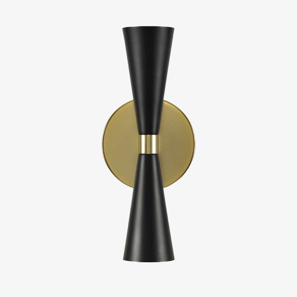 Milo Wall Light - Black & Brass - CLEARANCE - Urban Lighting